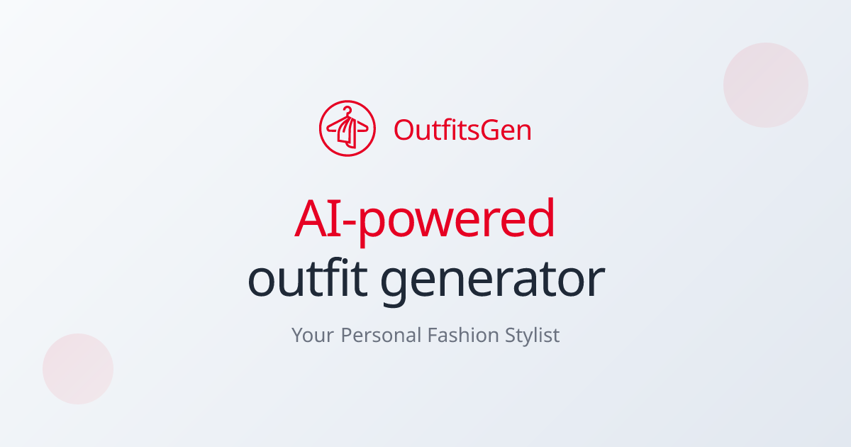 OutfitsGen - AI Outfit Generator